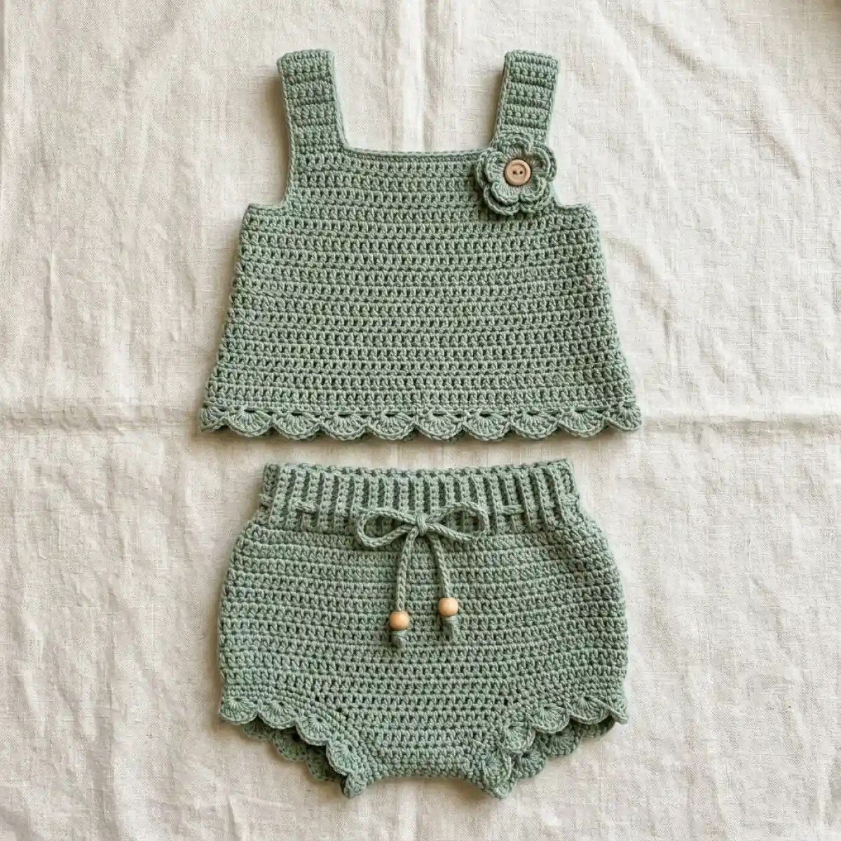 Simple Cute Pink and Blue Granny Square Crochet Pattern